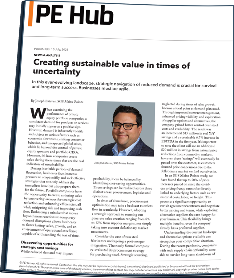 Creating Sustainable Value in Times of Uncertainty | Business Strategy