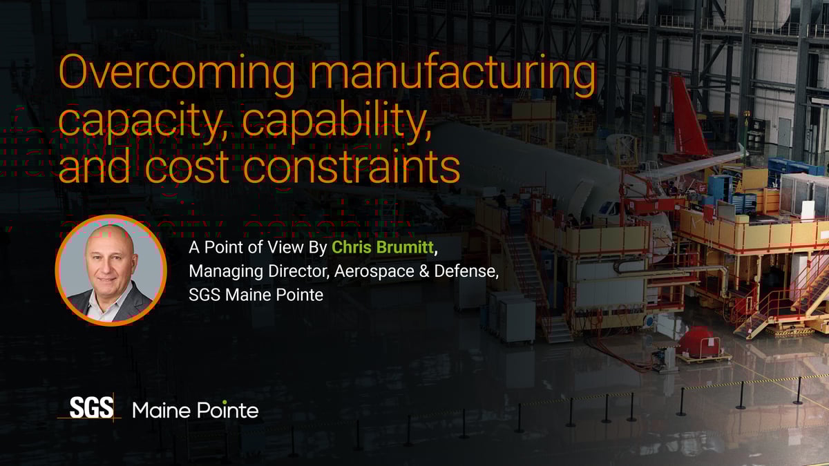 Overcoming manufacturing capacity, capability, and cost constraints