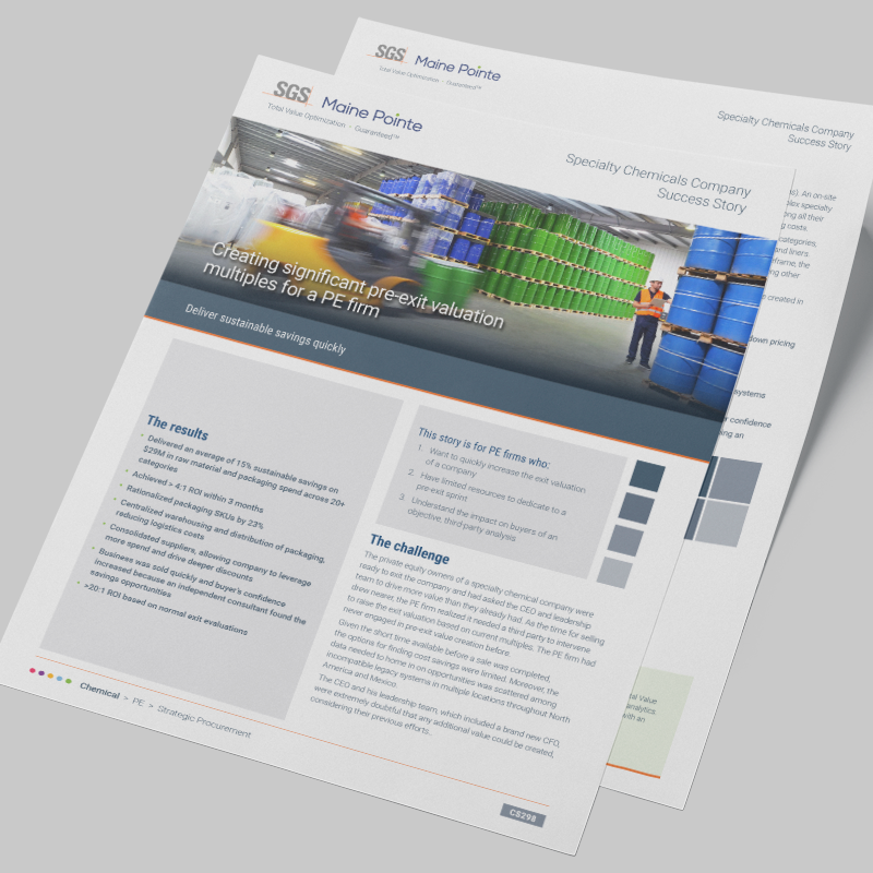 Creating significant pre-exit valuation multiples for a PE firm (CS298)